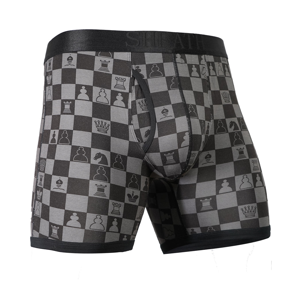 SHEATH 4.0 Bamboo Chess Grandmaster Men's Dual Pouch Boxer Brief – The ...