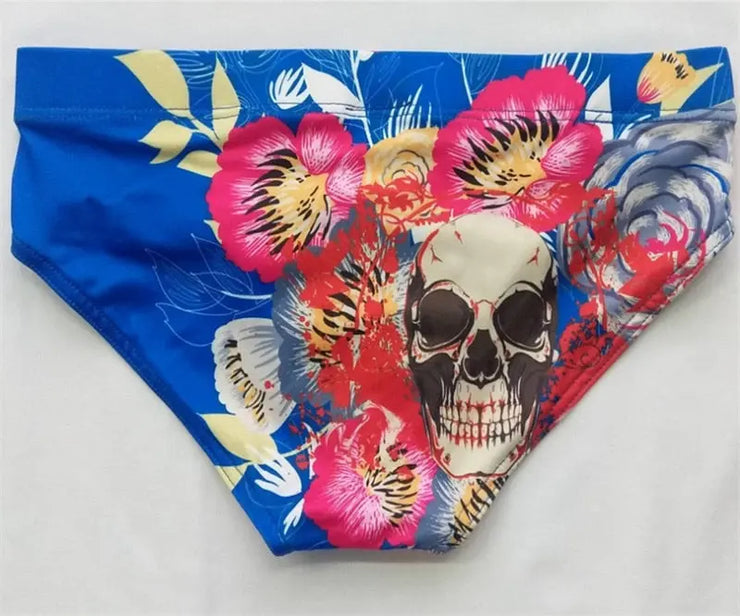 Shop Skull Swim Brief - Real jock underwear, swimwear & more – The ...