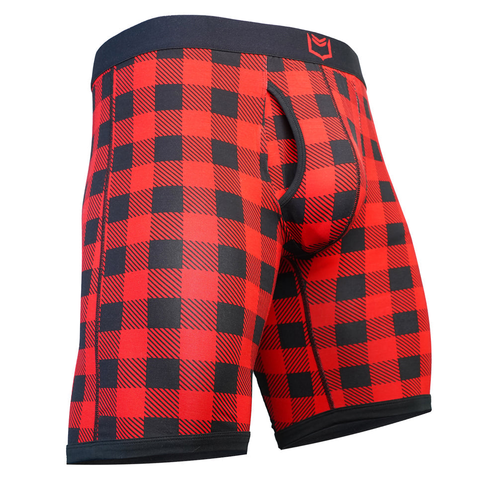 SHEATH V Bamboo Men's 8" Sports Performance Boxer Brief – The Locker ...
