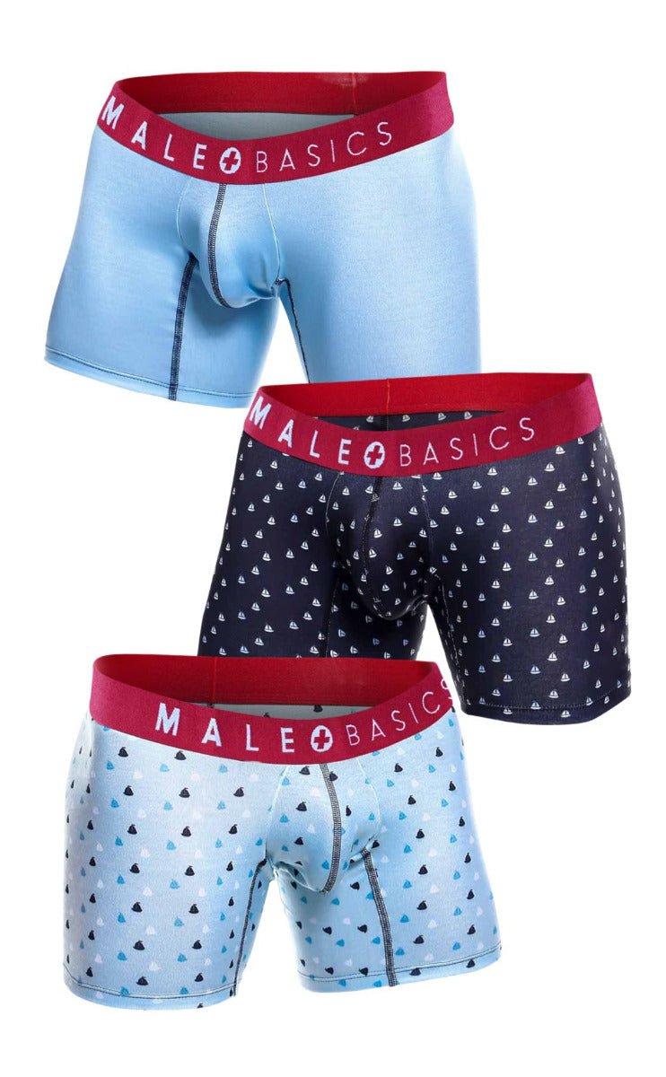 MaleBasics 3-Pack Boxer Brief Boats – The Locker Room Jock